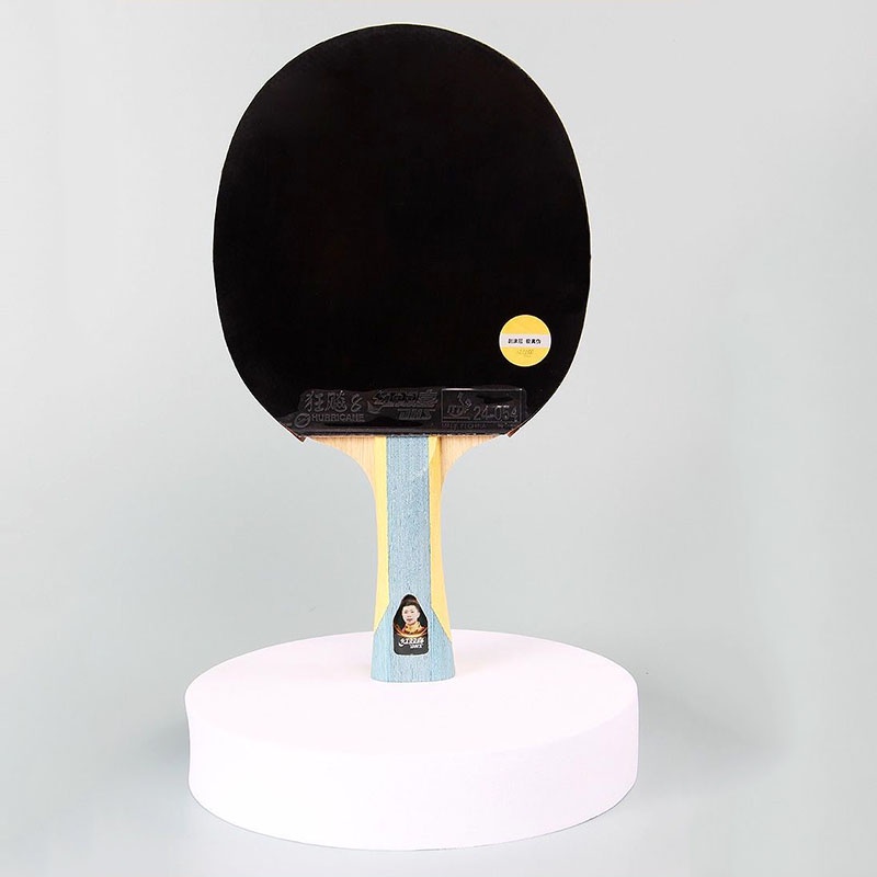 Genuine DHS Professional Table Tennis Racket With Hurricane 8 Rubber FL ...