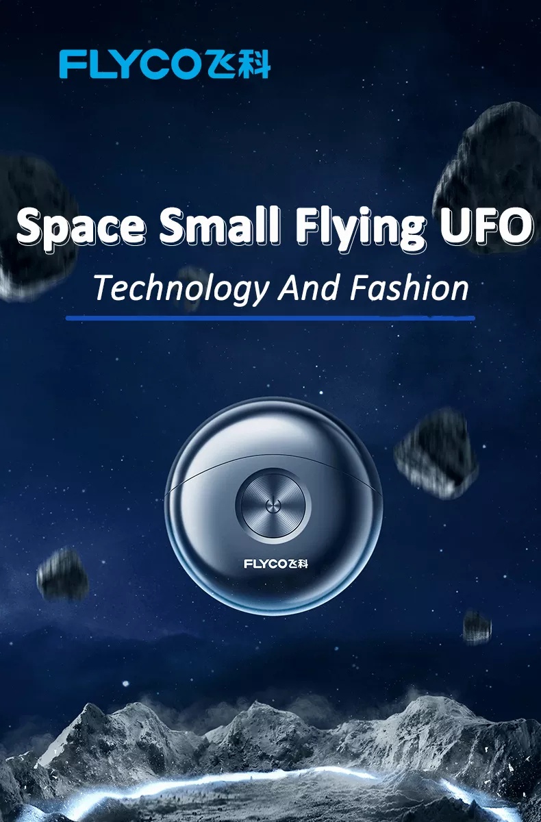 Flyco FS891 Electric Shaver UFO Design with IPX7 Level Fully Washable 1-Hour Fast Charge Typc-C ...