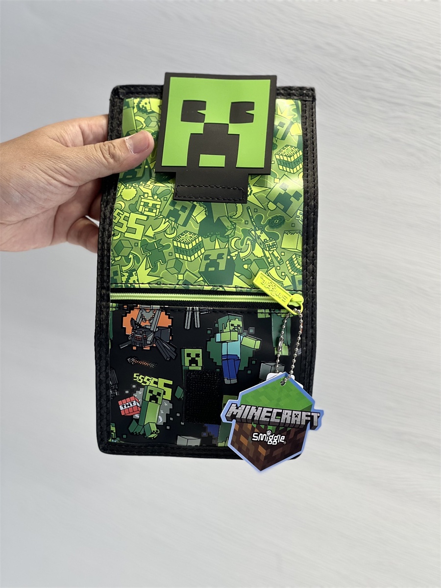 Smiggle Minecraft Character Wallet Children card pack Three fold wallet ...