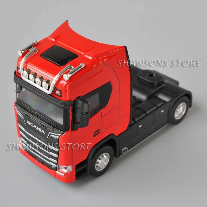 1:50 Scale Diecast Metal Model Truck Toys Scania S730 Semi-Trailer ...