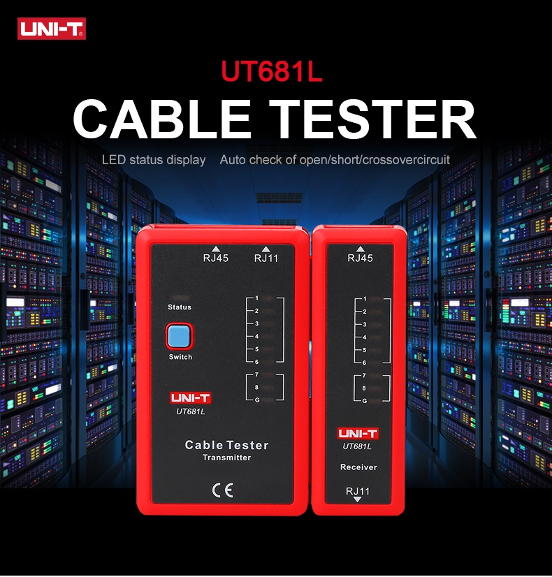UNI-T UT681L UT681C UT681HDMI RJ45 RJ11 Network Cable Tester Ethernet ...