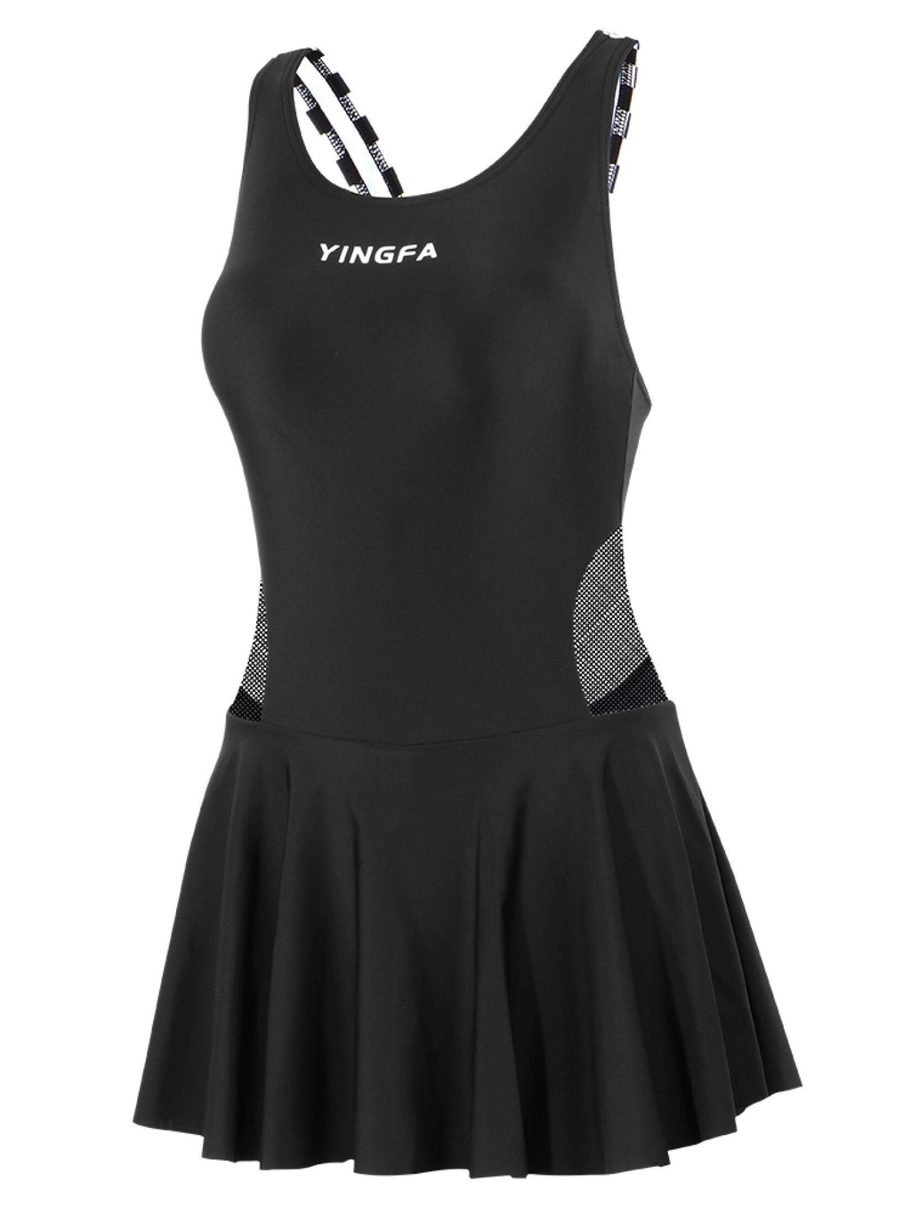2023 YINGFA New Solid Plus Size Swimwear Women One Piece Swimsuit ...