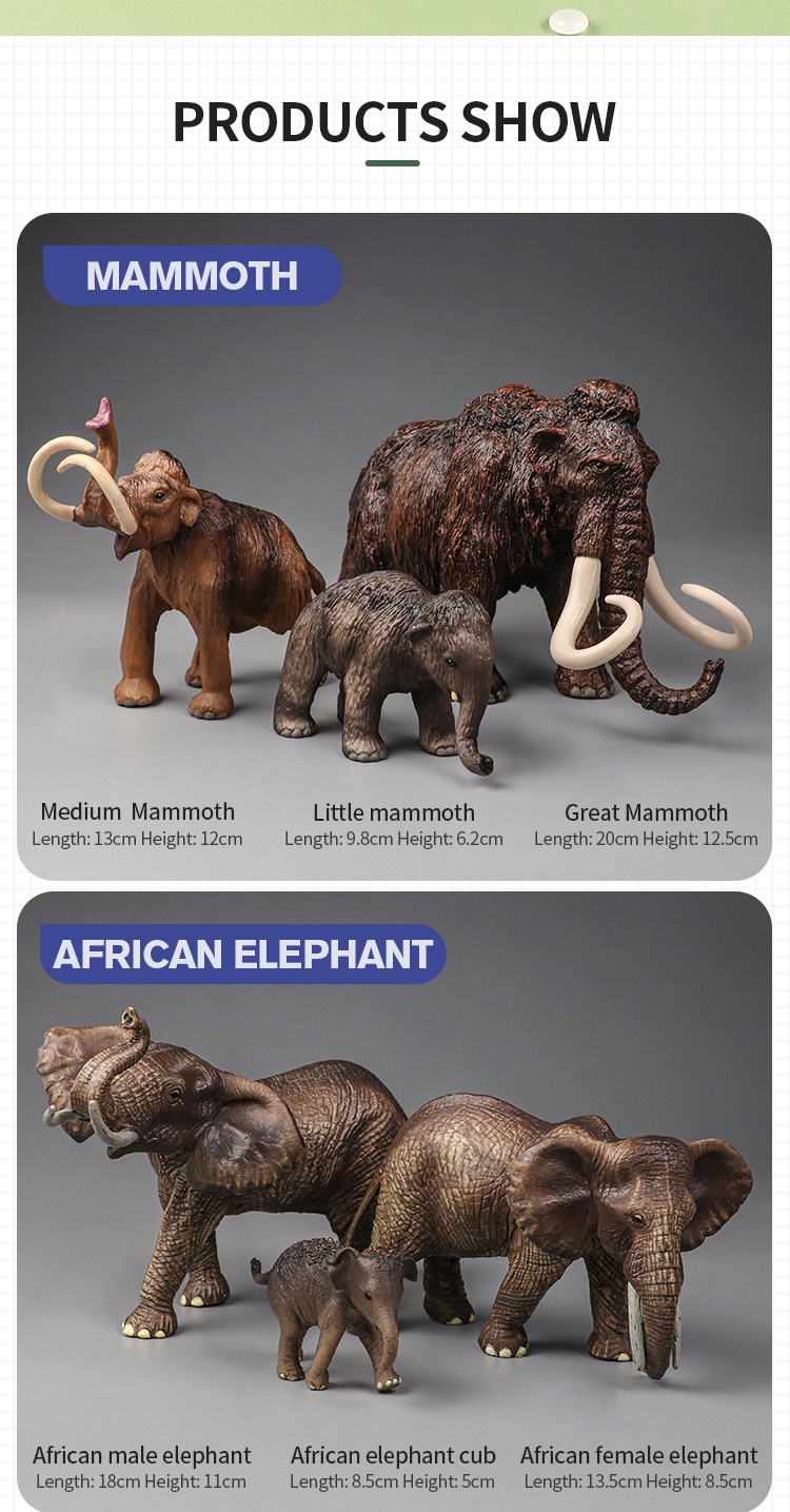 Solid Simulation Wild Animals Models Set Elephant Giraffe Zebra Lion ...