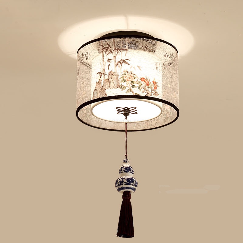 Classic Vintage Chinese Led Hanging Ceiling Lights,Modern Lotus Bird ...