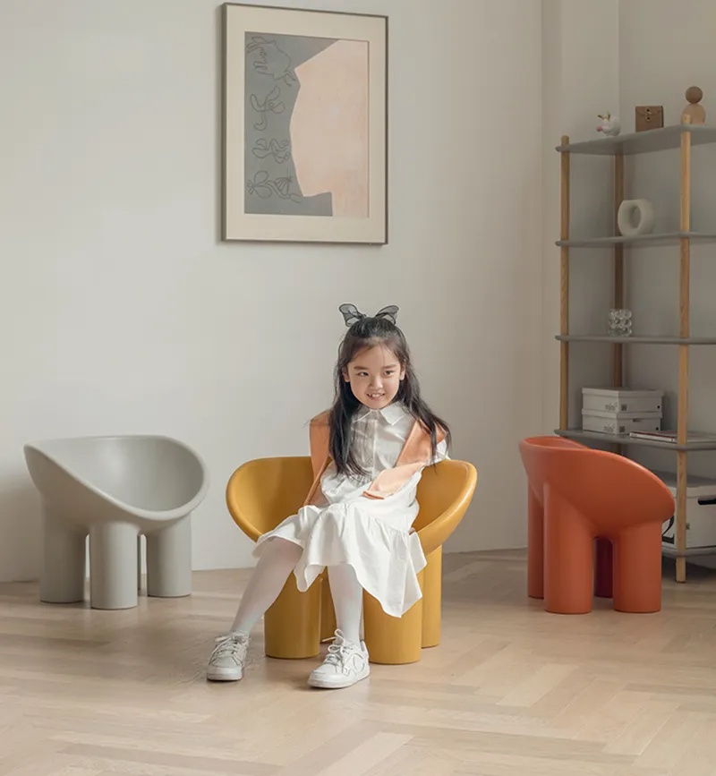 『Free Shipping』Scandinavian creative design elephant leg chair outdoor ...