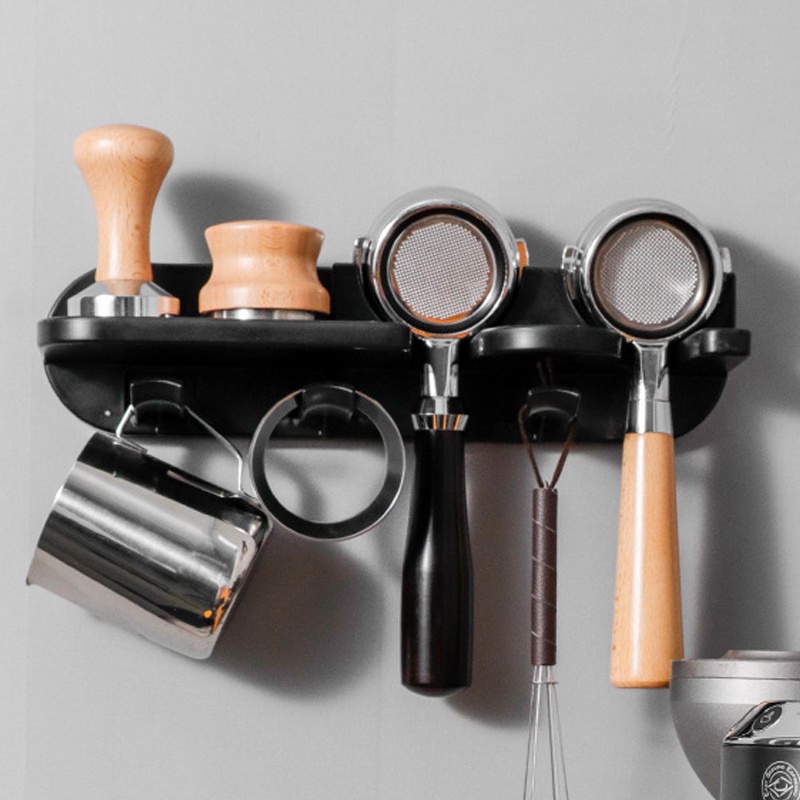 51/54/58mm Multifunction Coffee Portafilter Tamper Holder Handle Hanger ...