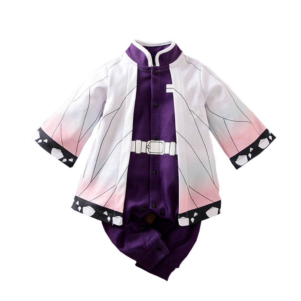 Newborn Romper Baby Demon Slayer Jumpsuit Anime Cosplay Clothes Newborn ...