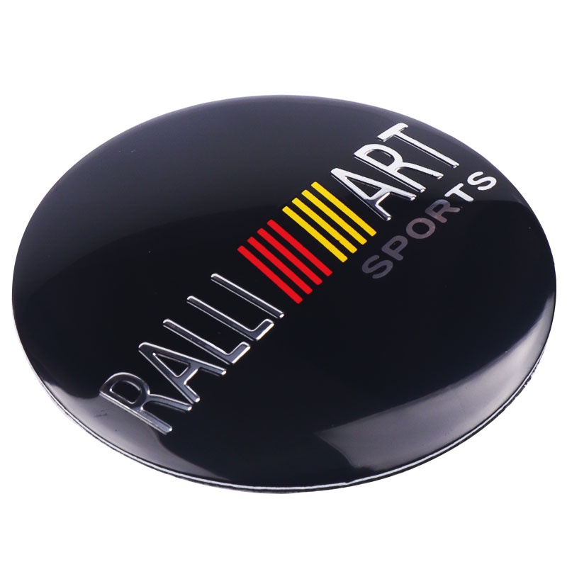 Car styling 4pcs 56mm Ralli Art logo aluminum car emblem Wheel Center ...