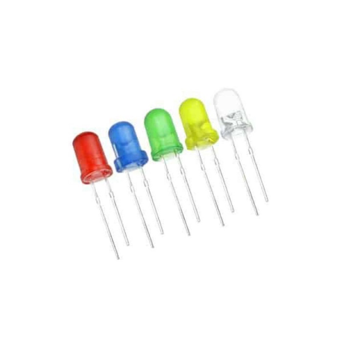 【10PCS】 LED LEDs 5MM Light Emitting Diode Bulb DIY STEM RBT PROJECT ...