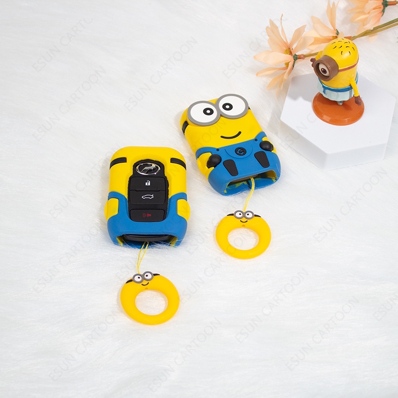 Cartoon minions for Perodua Ativa Myvi Alza Axia 2022-2023 Car silicone ...
