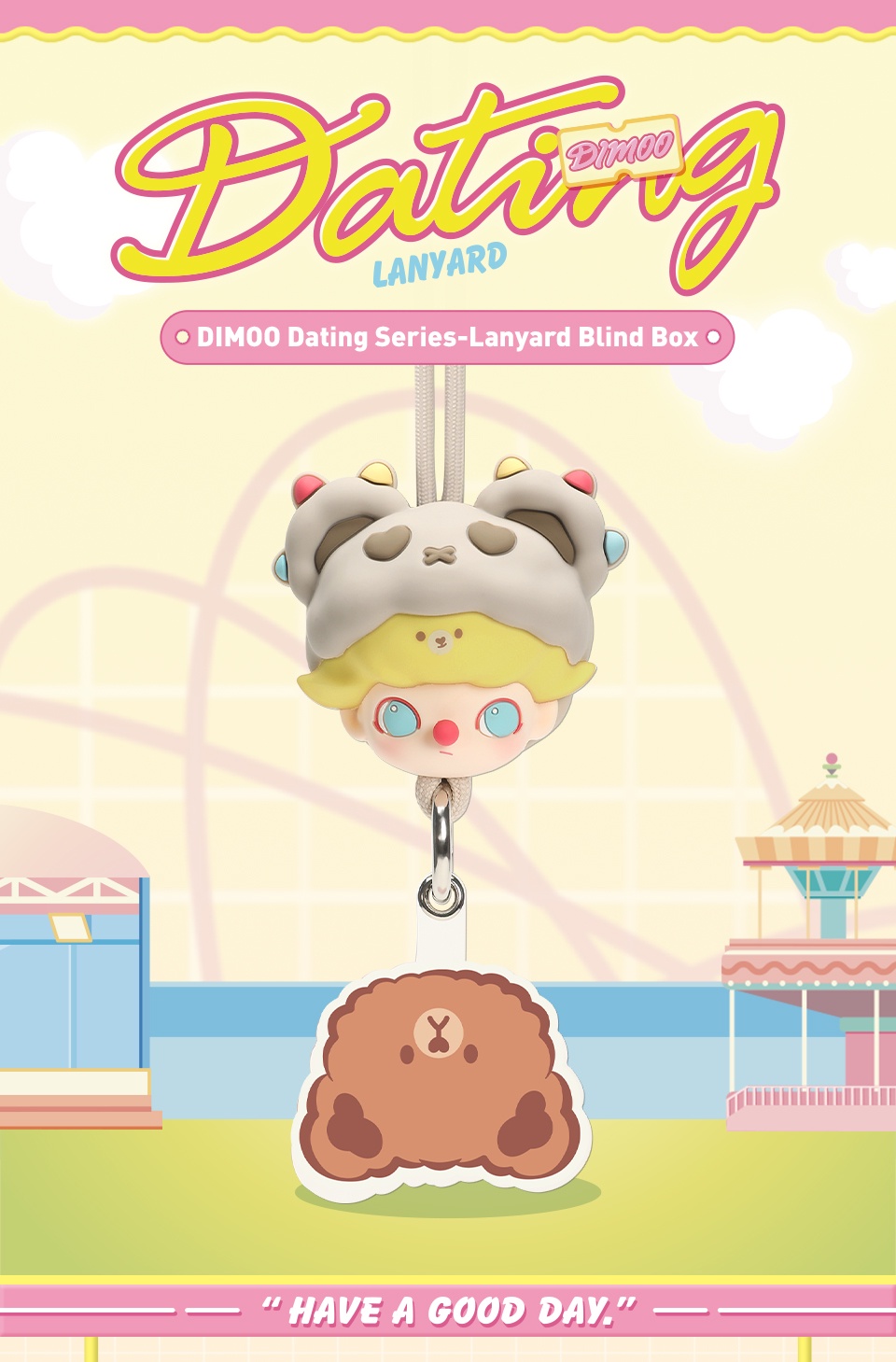 POP MART Dimoo Dating Series-Lanyard Blind Box | Shopee Malaysia