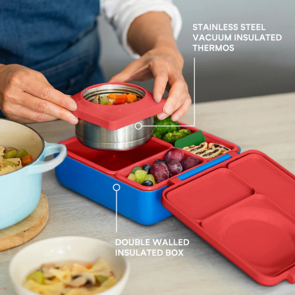 [SALES] OmieBox OmieBox UP Hot & Cold Insulated Bento Box V2 or Cutlery ...