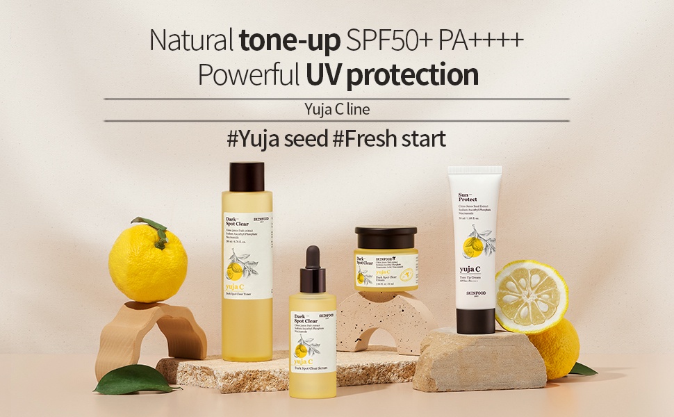 [SKINFOOD Official] Yuja C Tone Up Hybrid Sunscreen 50ml SPF50+ PA ...