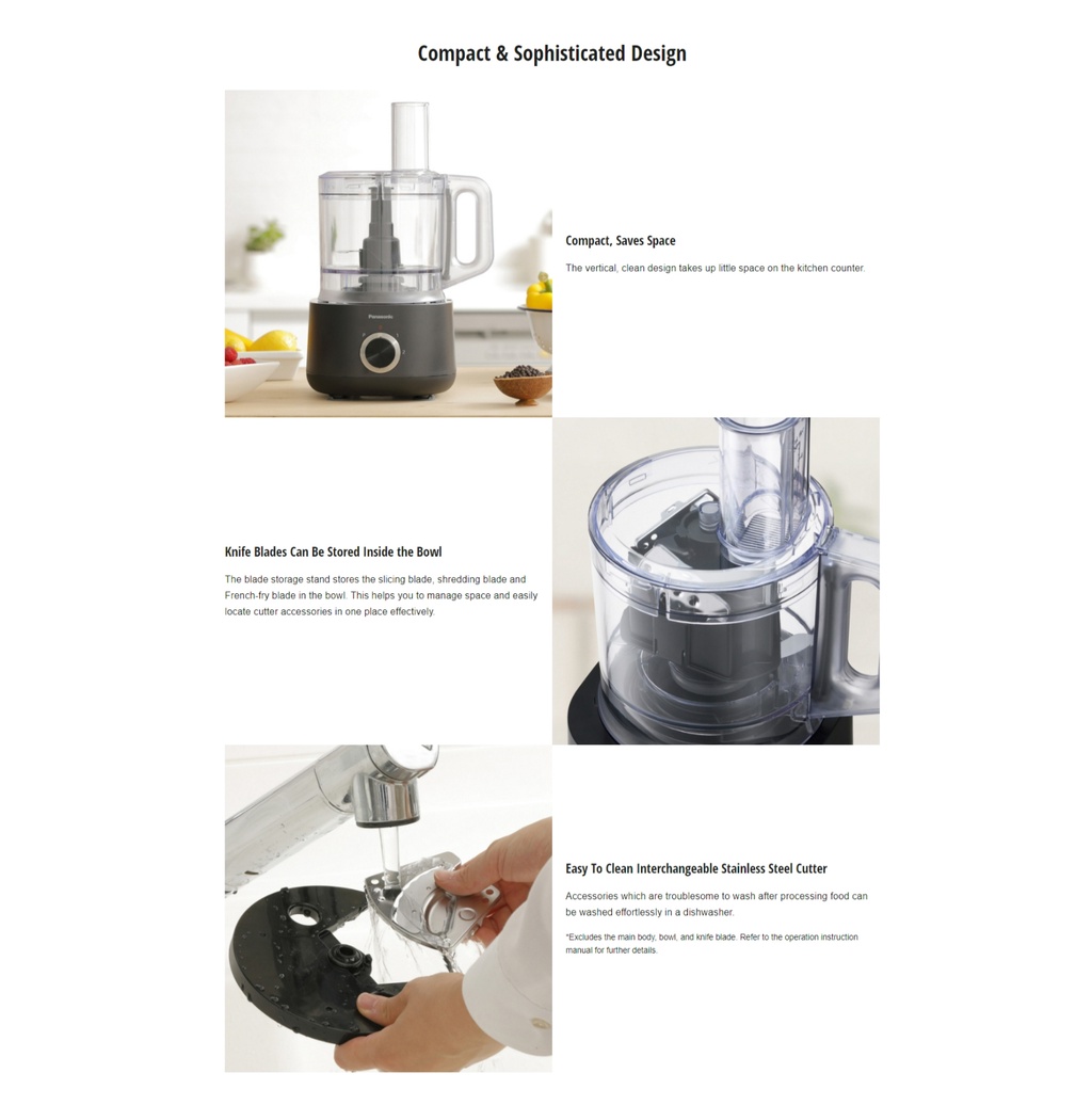 Panasonic Food Processor MK-F310 / MK-F510 / MK-5087M | Shopee Malaysia