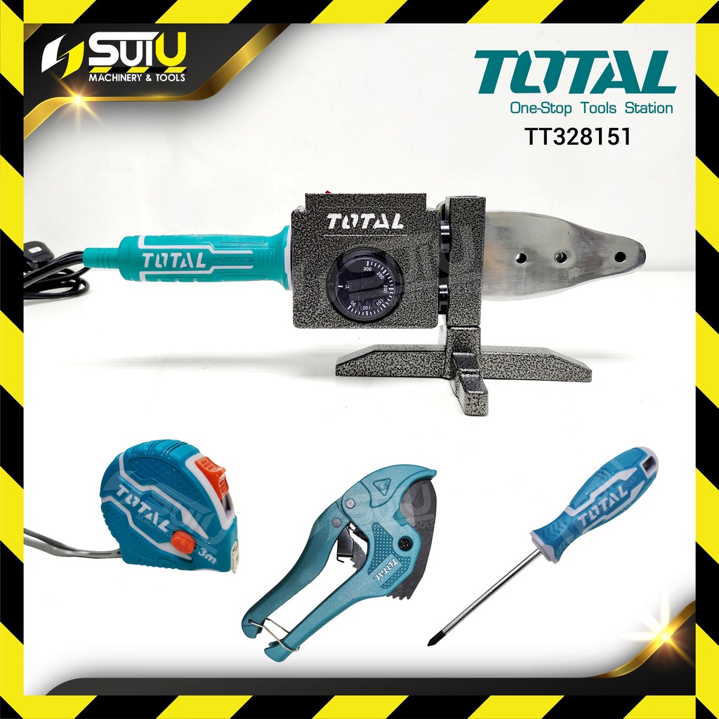 TOTAL TT328151 Plastic Tube Welding Tool 800W / 1500W for PPR Plastic ...