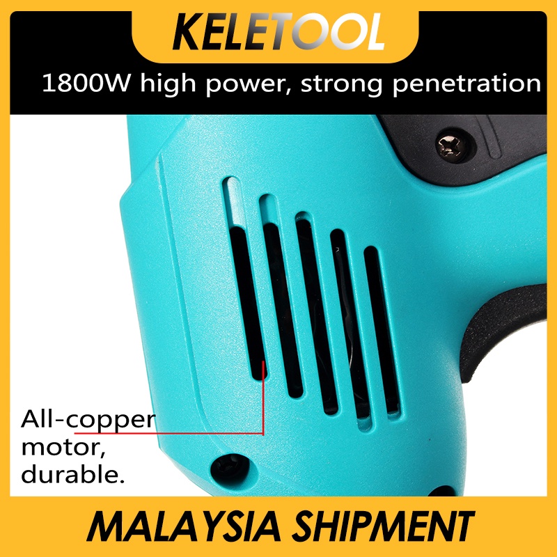 KELETOOL 2000W 220V electric nail gun stapler gun heavy duty mesin paku ...