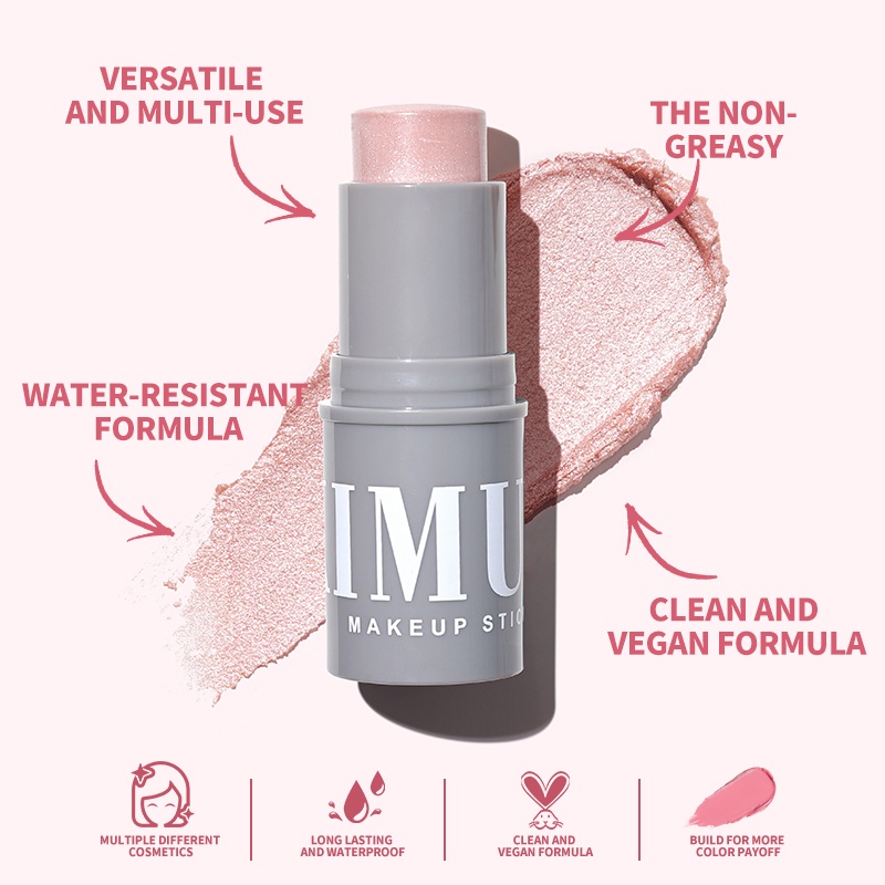 KIMUSE Makeup Sticks Monochromatic Multi-use Blush & Highlight ...