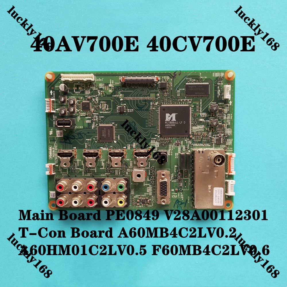 TOSHIBA LED TV 40AV700E 40CV700E Main Board PE0849 T-Con Board ...