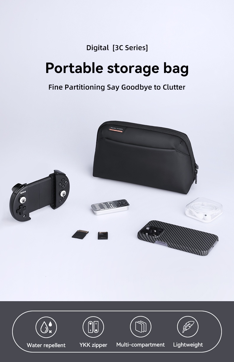 Tech Organizer Pouch Small Tech Case for Travel Gadgets Bags Portable ...