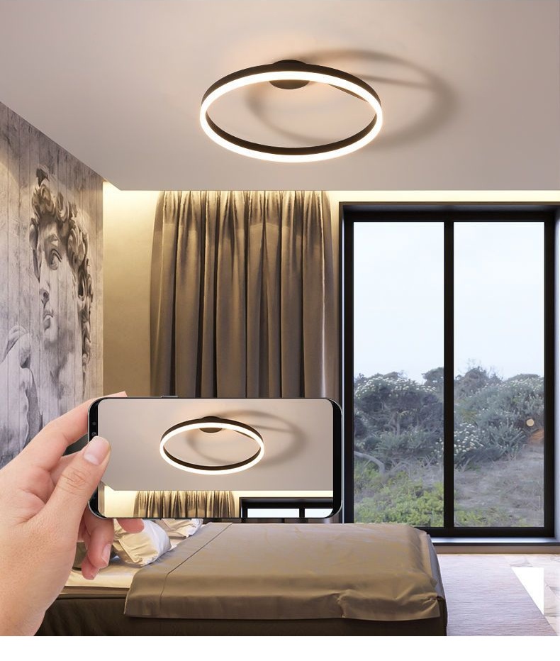 Nordic Minimalist Ceiling Lamp Modern Living Room Lampu Ceiling Led ...