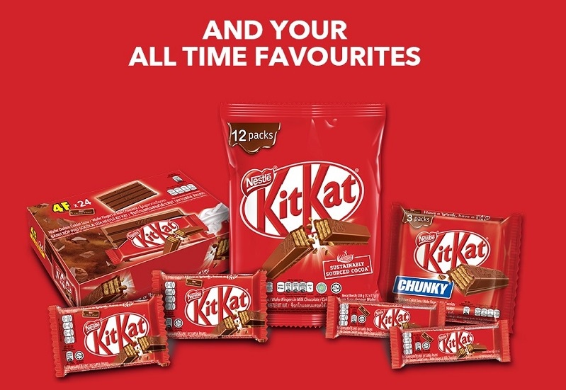 NESTLE KitKat 4-Fingers MIlk Chocolate 35g Bundle of 3 | Shopee Malaysia