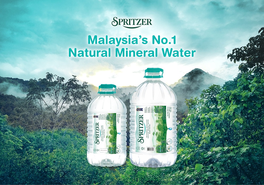 Spritzer Natural Mineral Water - 6 Cartons Bundle (9.5L X 2) | Shopee Malaysia