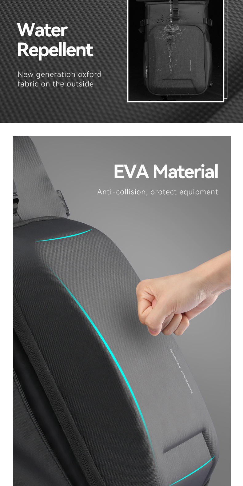 MARK RYDEN Travel Outdoor Camera Backpack EVA Material Digital DSLR ...