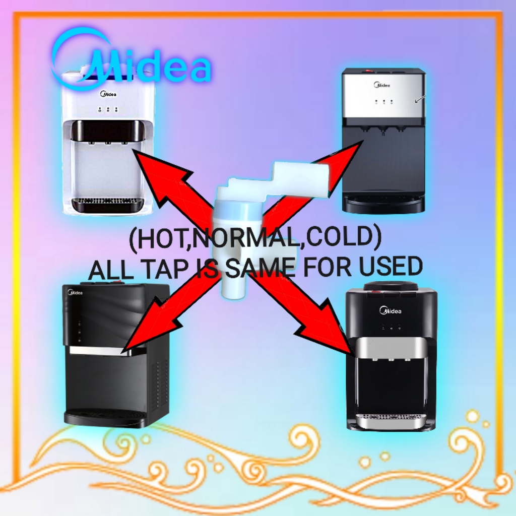 Midea Water Dispenser Water Tap Model : 1630,1631,1635,1673, X3, X9 ...