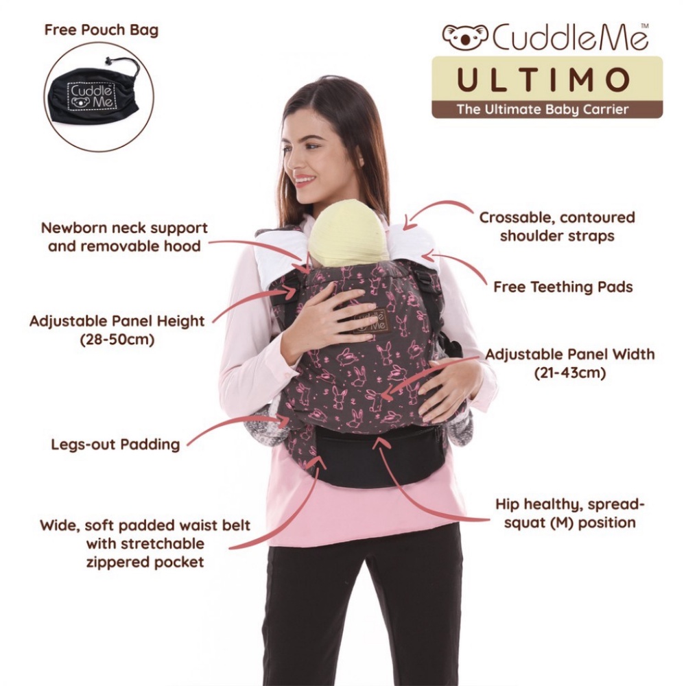 [NEW] Cuddle Me Ultimo Carrier 4 Carry Position From NB-36M (3.2-25kg ...
