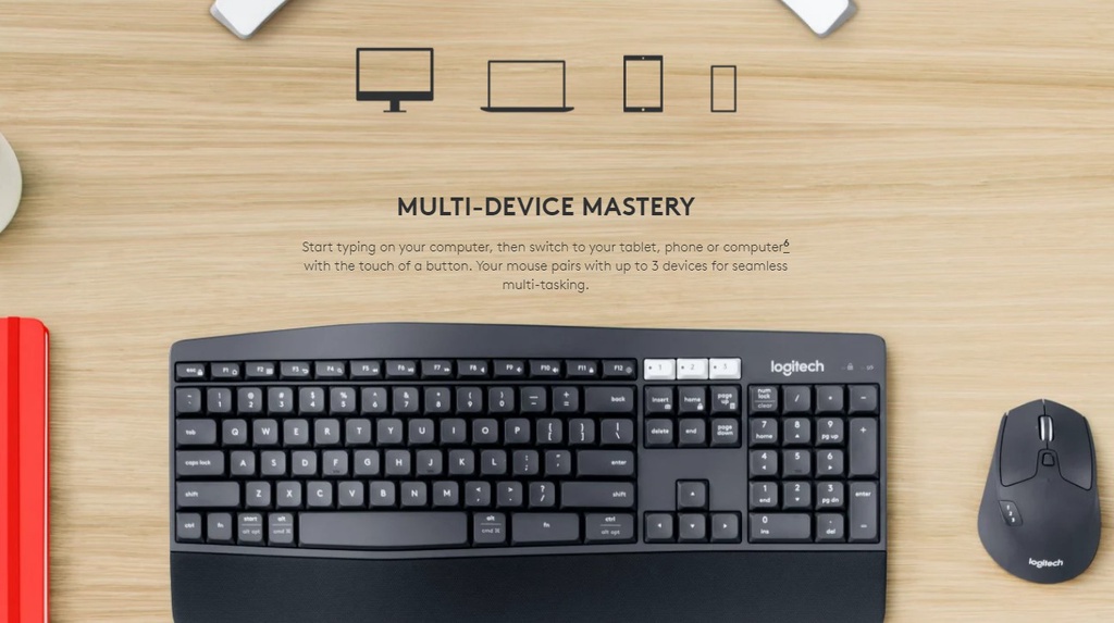 Logitech MK850 Performance Wireless Keyboard and Mouse Combo ...