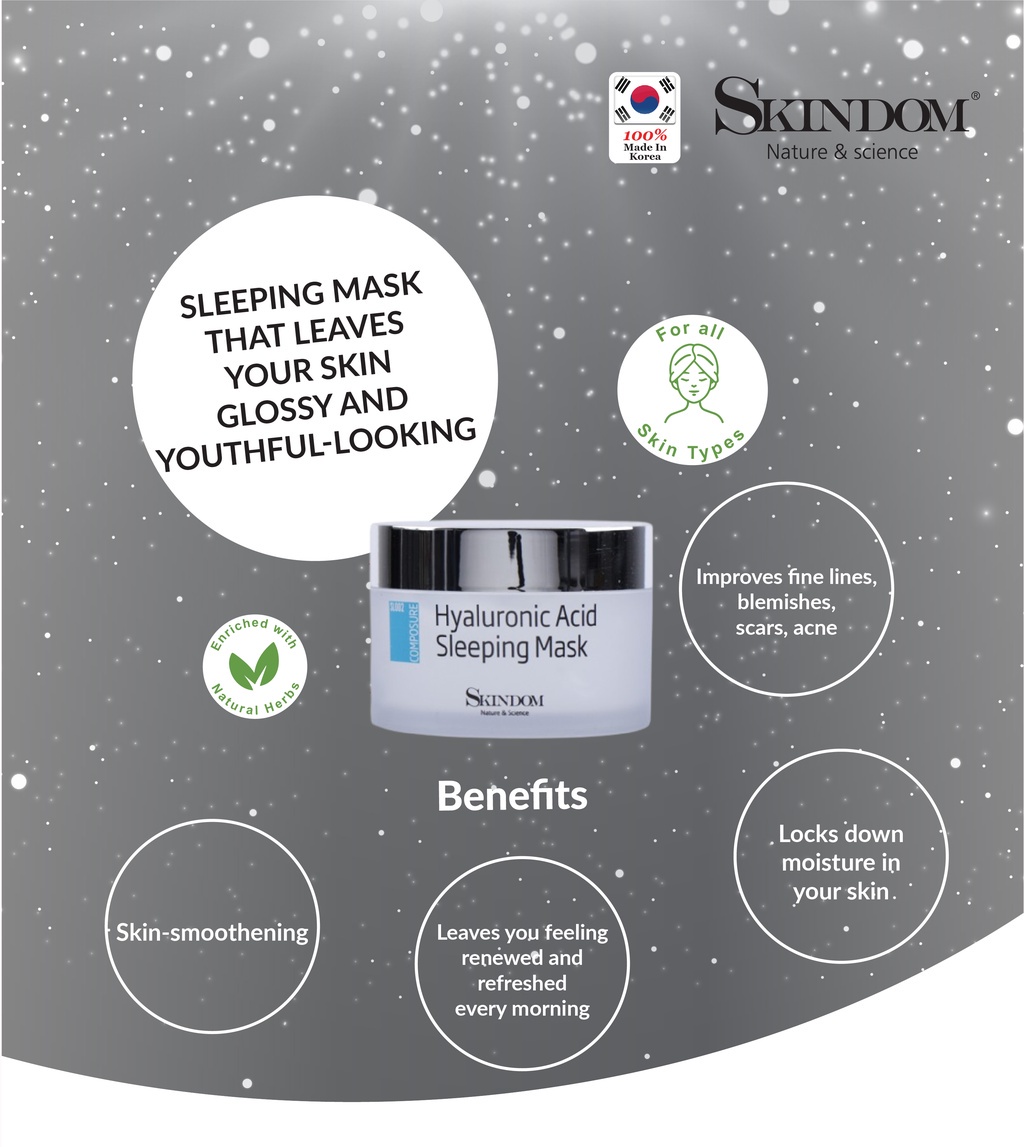 Magicboo Skindom Hyaluronic Acid Sleeping Mask (50ml) | Shopee Malaysia