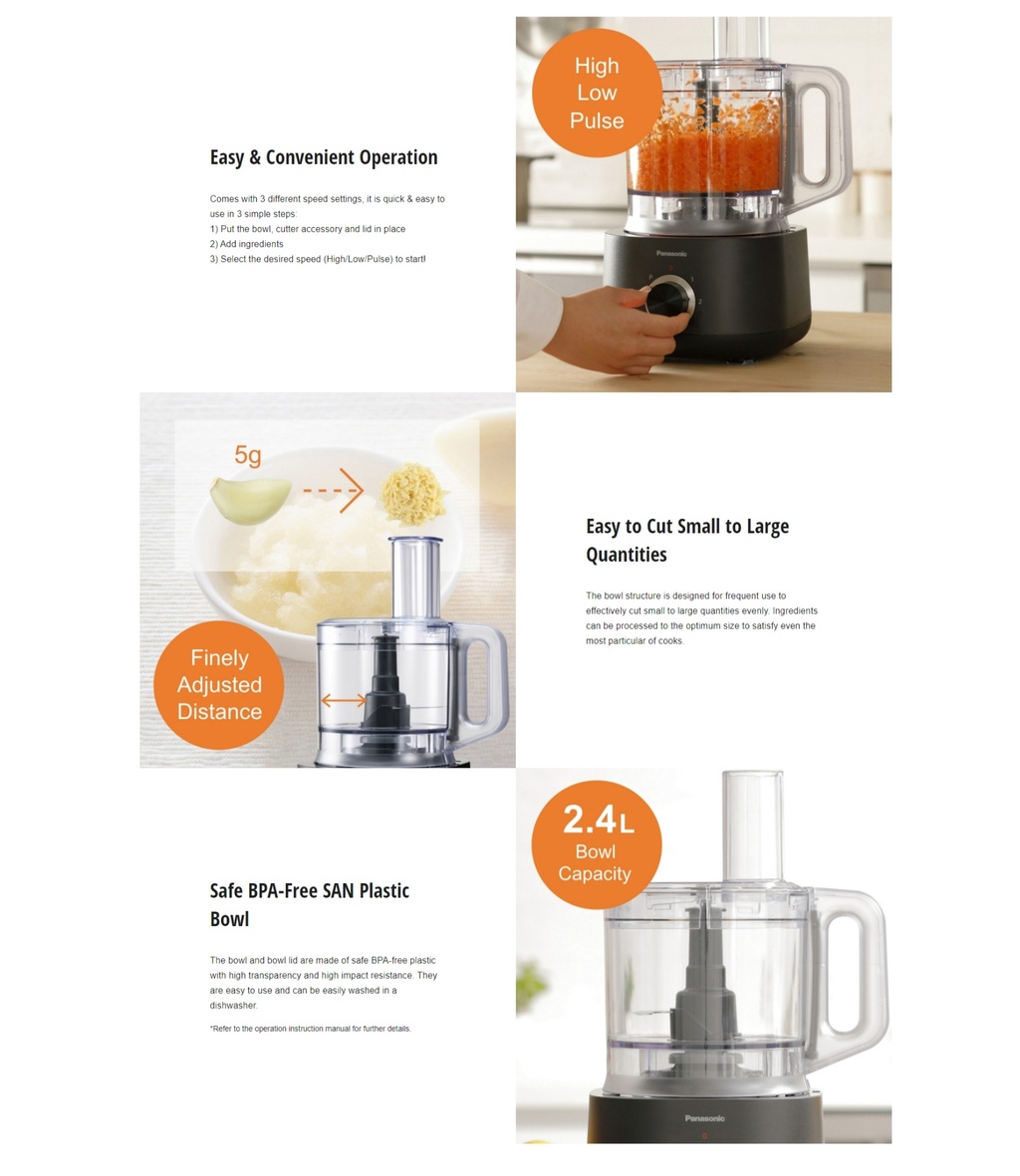 Panasonic Food Processor MK-F310 / MK-F510 / MK-5087M | Shopee Malaysia