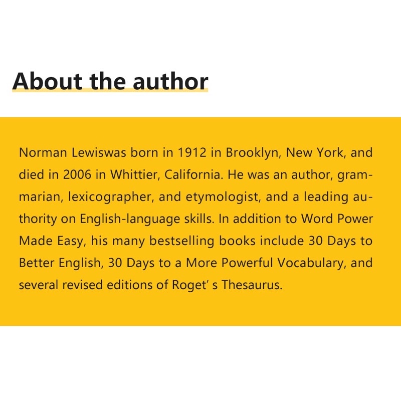 30 Days To Better English and Word Power Made Easy By Norman Lewis ...