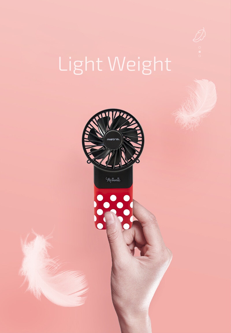 Disney x Mistral Mini Rechargeable USB Fan MRF500 | Shopee Malaysia