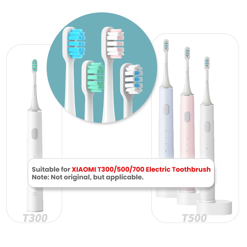 【Toothbrush Heads】12Pcs - Compatilble For Xiaomi Mijia T100/T200/T300/T500/T700 Smart Electric ...