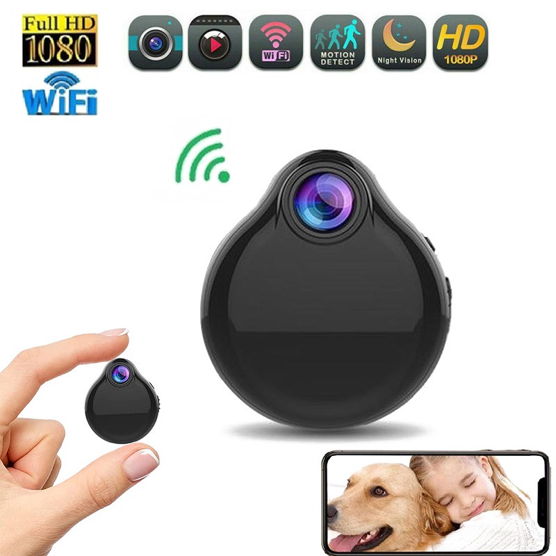 WIFI Wireless Wearable Body Micro Cam 1080P Mini IP Camera 2MP Motion ...