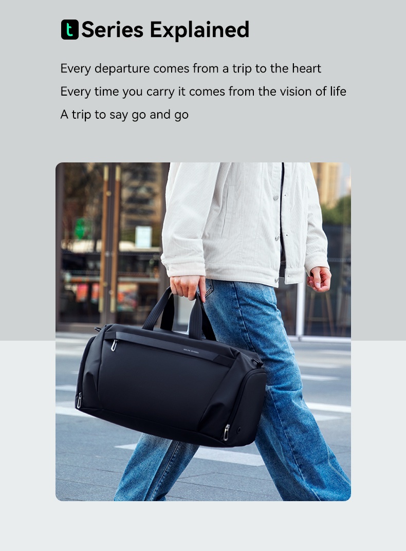 Mark Ryden 32L Large Capacity Travel Bag Duffle Tote Bag YKK Zippered ...