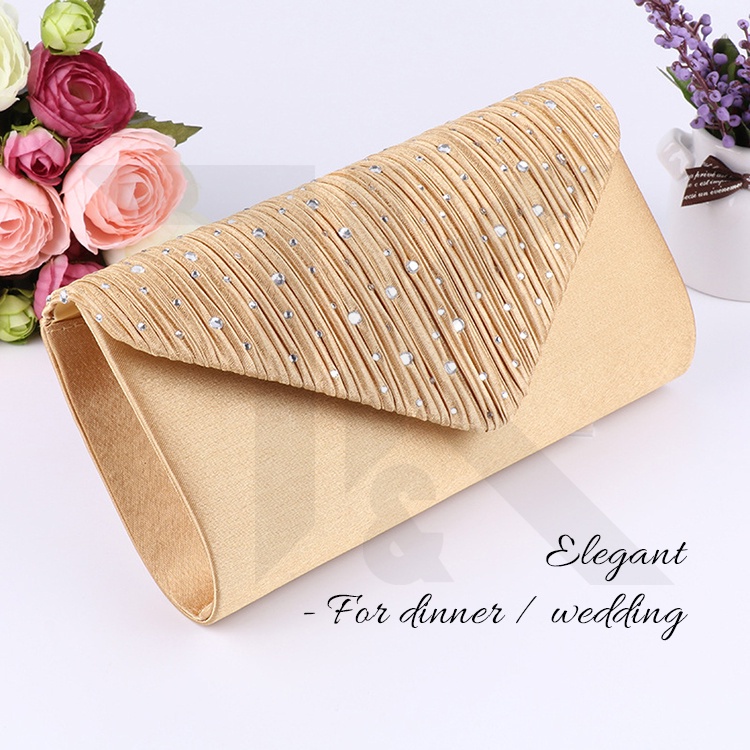 [LOCAL] Elegant Dinner Clutch | Diamond Wedding Clutch Bag | Dinner ...