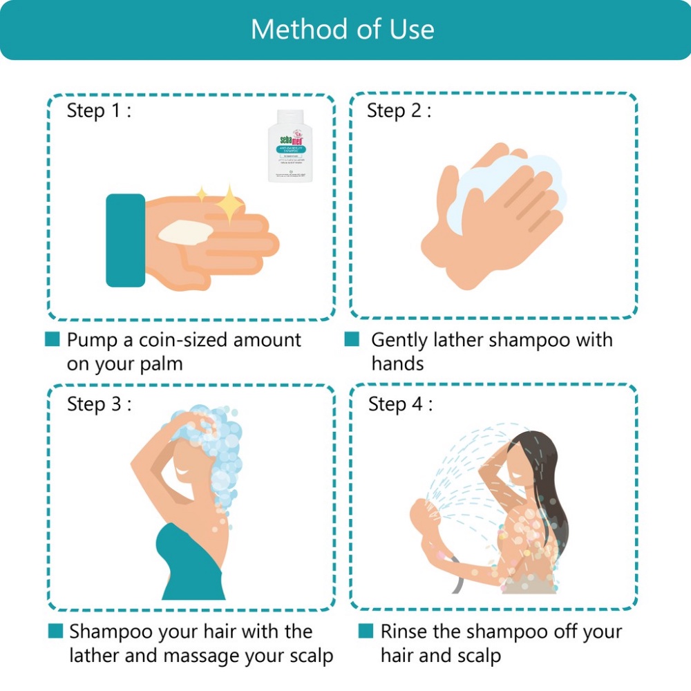 Sebamed Anti-Dandruff Shampoo (200ml) For oily hair and dandruff-prone ...