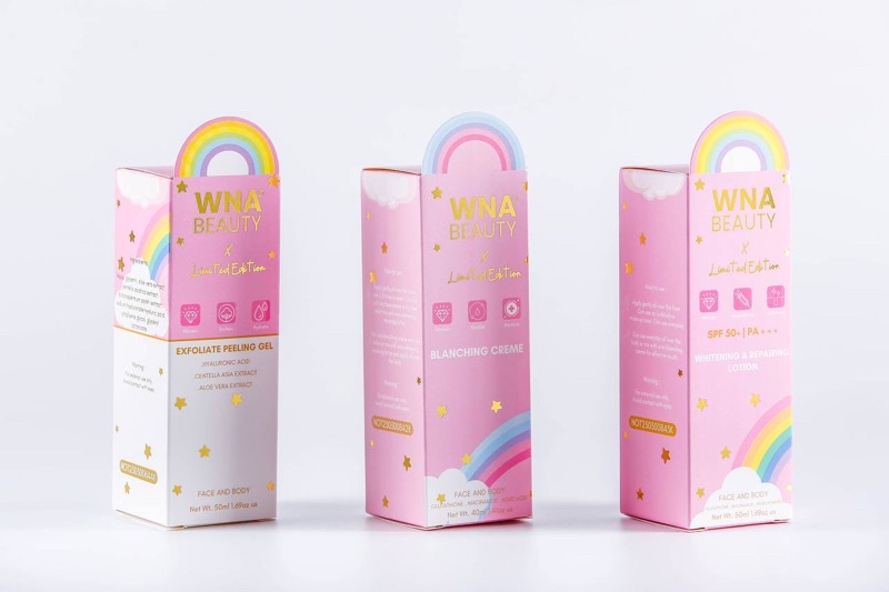 WNA BEAUTY x LIMITED EDITION (Lotion, Blancing Cream, Peeling Gel ...