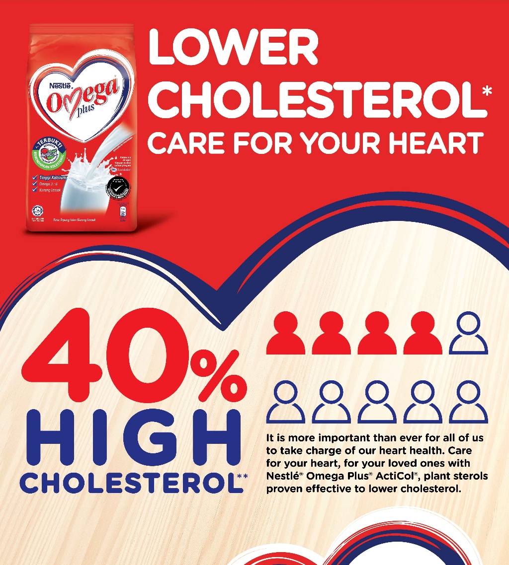 NESTLE Omega Plus Acticol Milk Powder 1kg (Halal) | Shopee Malaysia