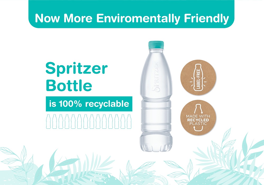 Spritzer Natural Mineral Water Label Free (1250ML X 12) | Shopee Malaysia