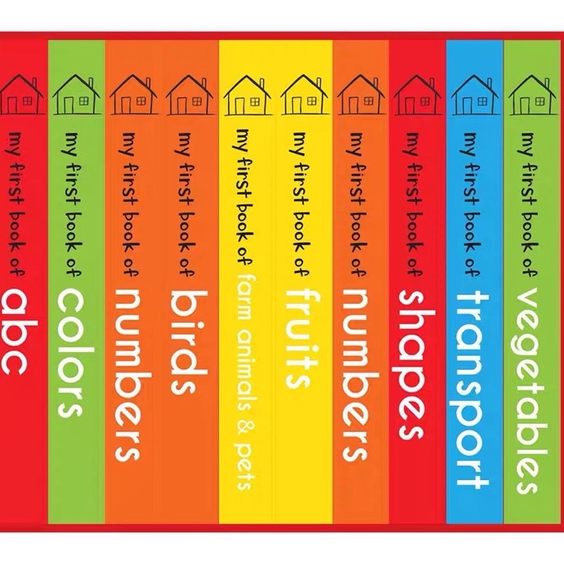 My First Library : Box set of 10 Board Books for Kids (9789387779266 ...