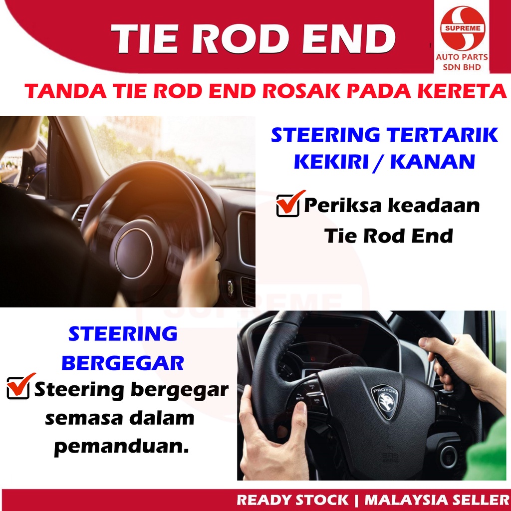 S2U Steering Rack Tie Rod End Outer Inner Toyota Camry ACV40 45460 ...