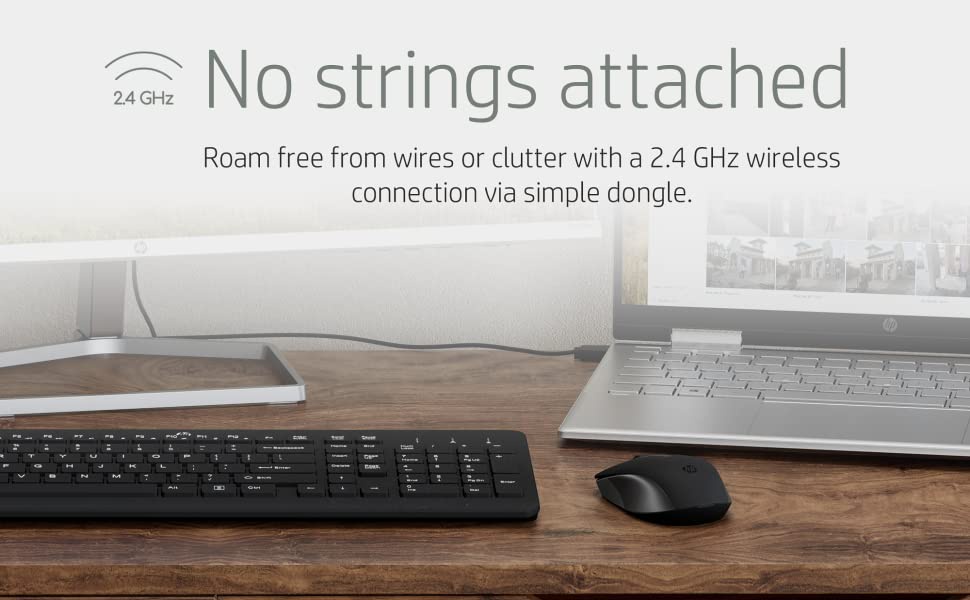 HP 150 Wireless Mouse - Ergonomic Mouse, 1600 DPI, 2.4GHz Wireless ...