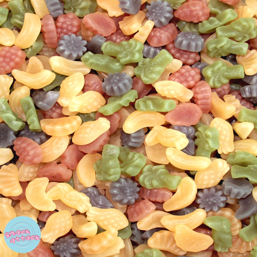 Haribo TropiFruitti Gummy Candy - 100g [REPACK] [Resealable Zip Lock ...