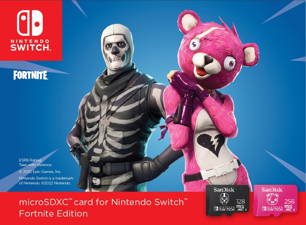 SanDisk Nintendo Switch 128GB/256GB Micro SD Card MicroSDXC Memory Card ...