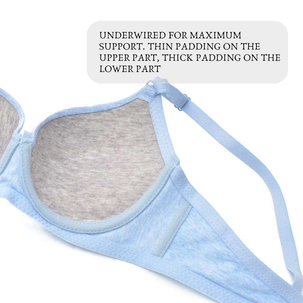 B&C Signature Natural Cotton Wired Bra - Cup B | Shopee Malaysia