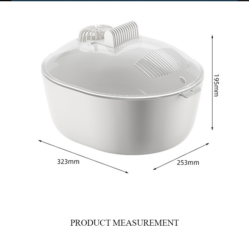 SANCY 4 in 1 Defrosting Tray Multifunction Large Capacity Fast Food ...