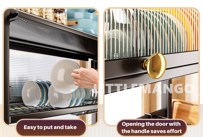 Deer Tom Stainless Steel Rak Dapur Rak Pinggan Cabinet Rak Sinki ...